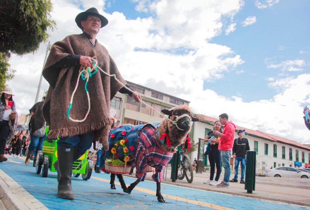 Nobsa celebra el Día Mundial de la Ruana en Boyacá, Colombia
